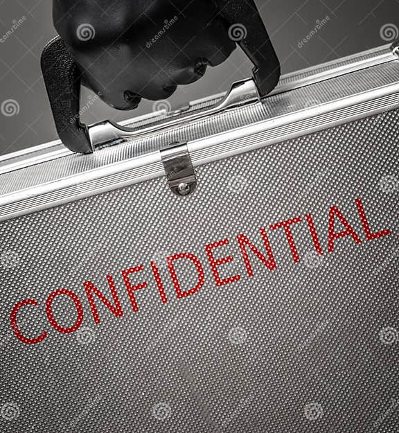 Confidential briefcase stock image. Image of unknown - 25455629