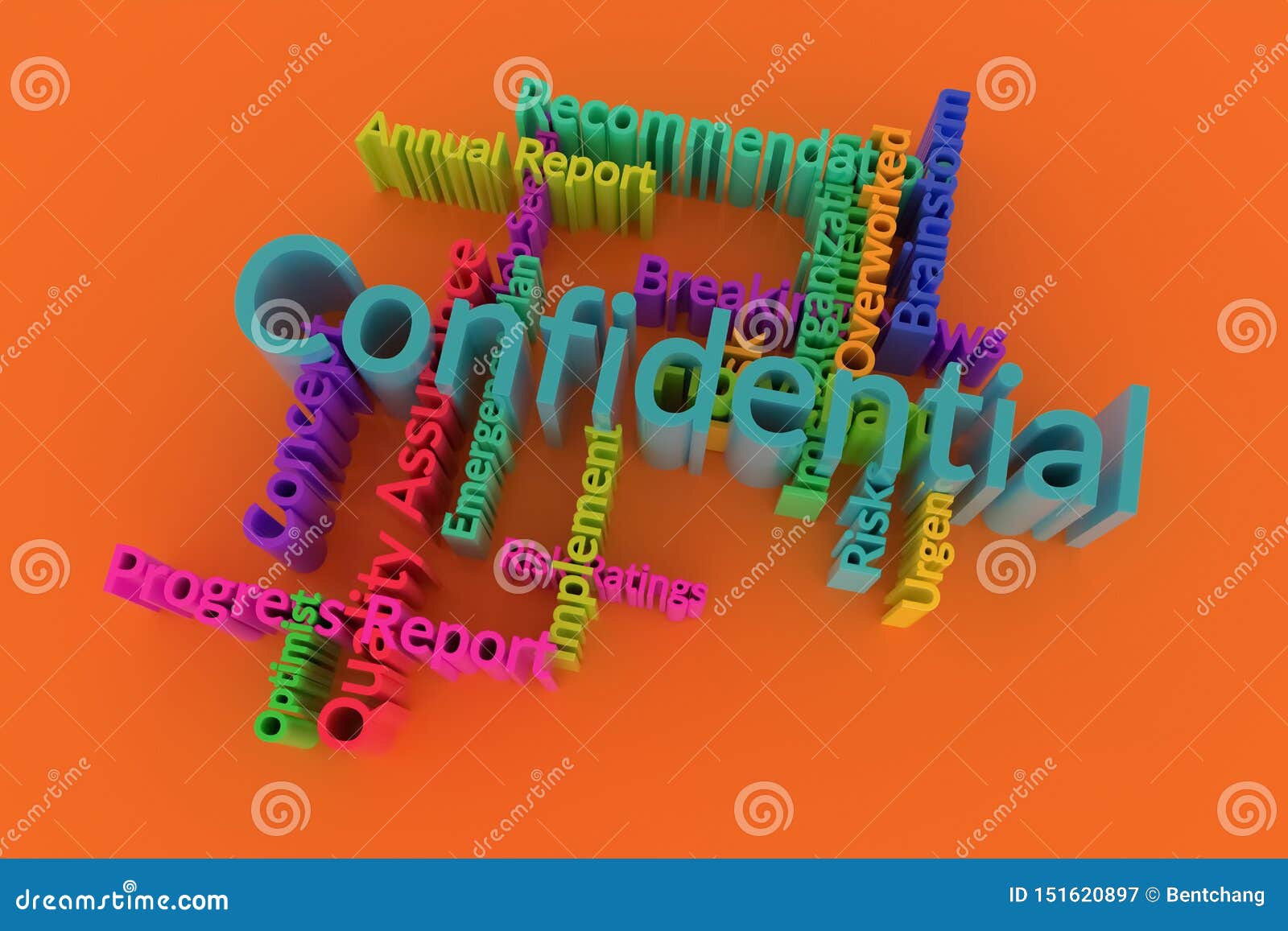 Confidential, Business Keyword and Words Cloud. for Web Page, Graphic ...