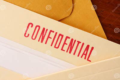 Confidential contents 1 stock image. Image of secrecy - 12430127