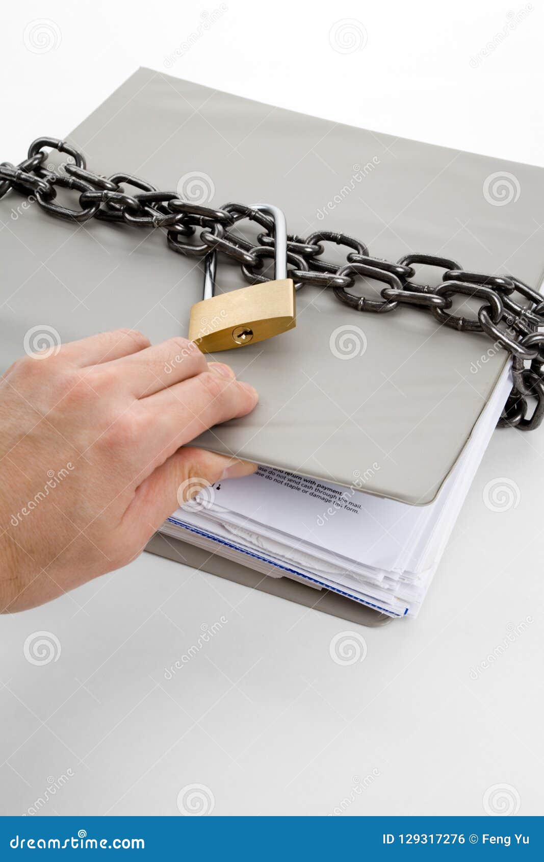 Confidential Document Folder Stock Photo - Image of secrecy, ring ...