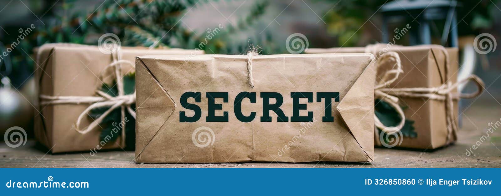 Confidential Envelope With The Word Secret Written On It, Placed On A ...
