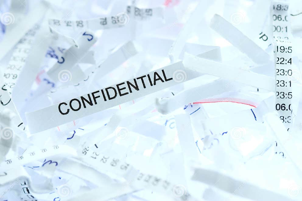 Confidential documents stock photo. Image of bill, macro - 1266920