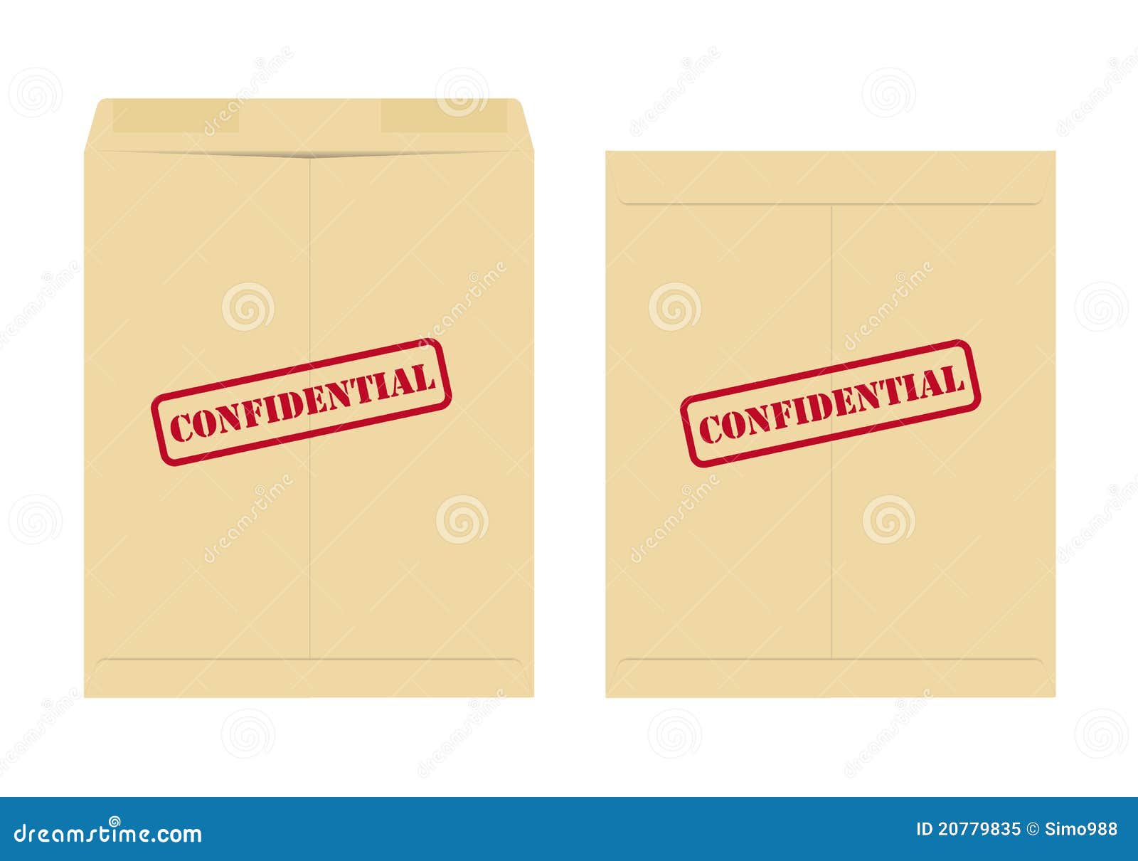 Confidential Envelope Royalty Free Stock Photo - Image: 20779835