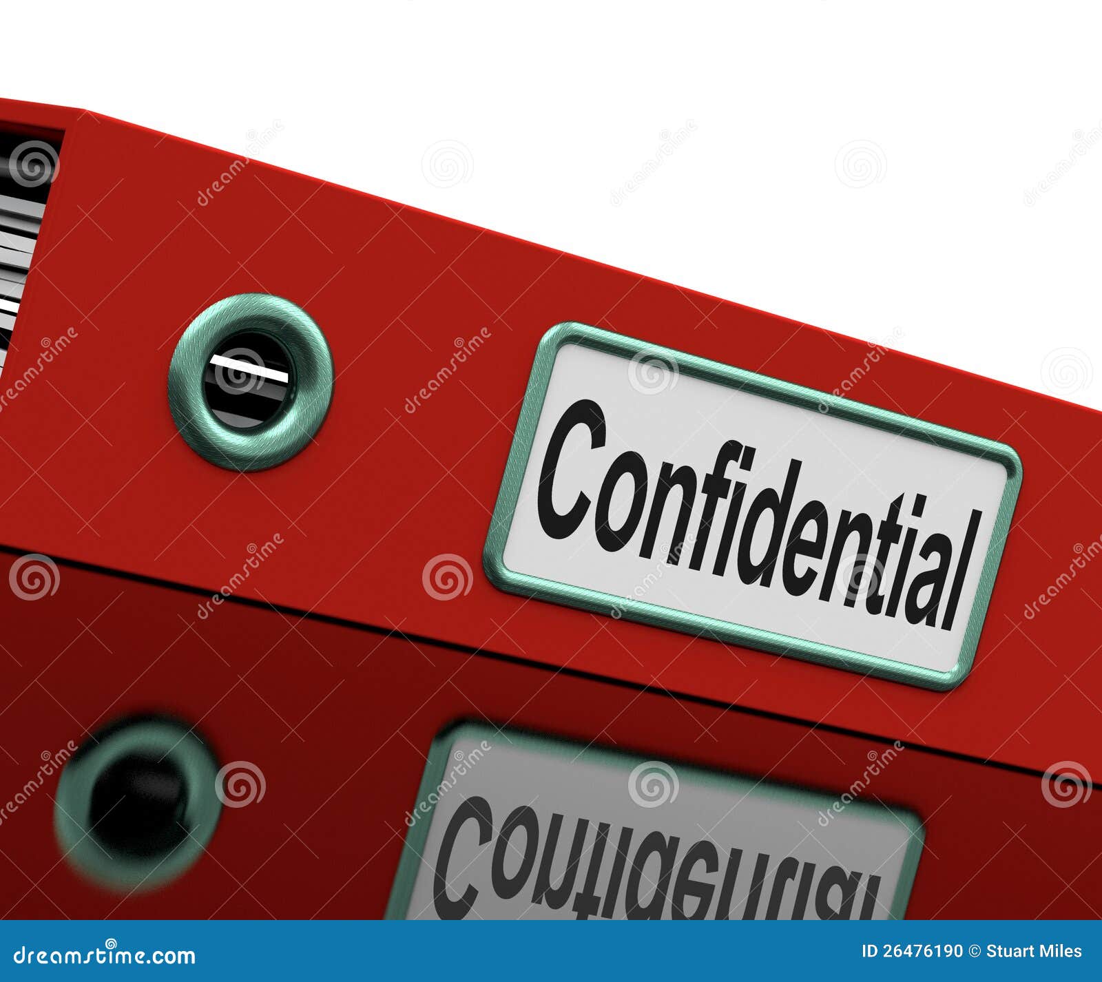 Confidential File Cartoon Vector | CartoonDealer.com #4408845