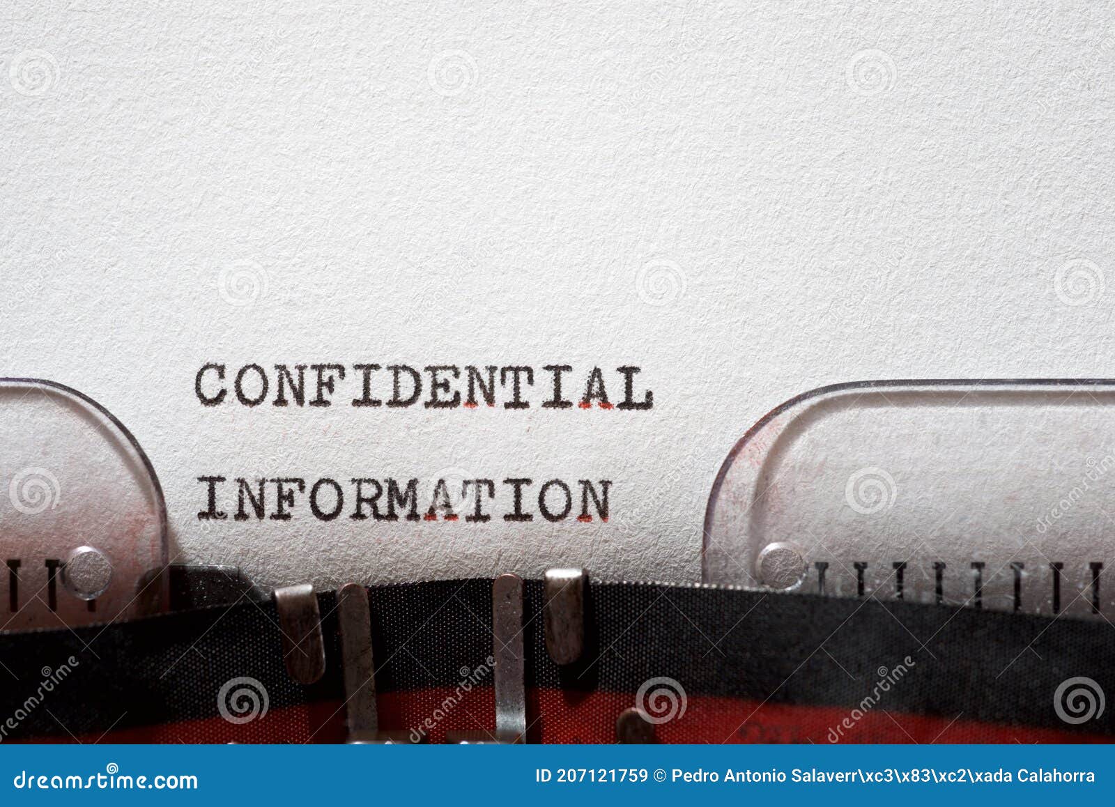 Confidential Information Phrase Stock Image - Image of text, data ...
