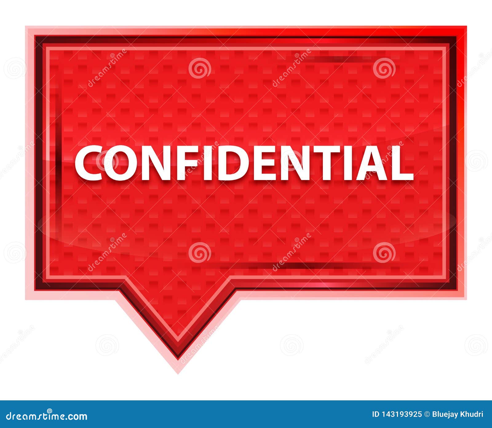 Confidential Misty Rose Pink Banner Button Stock Illustration ...