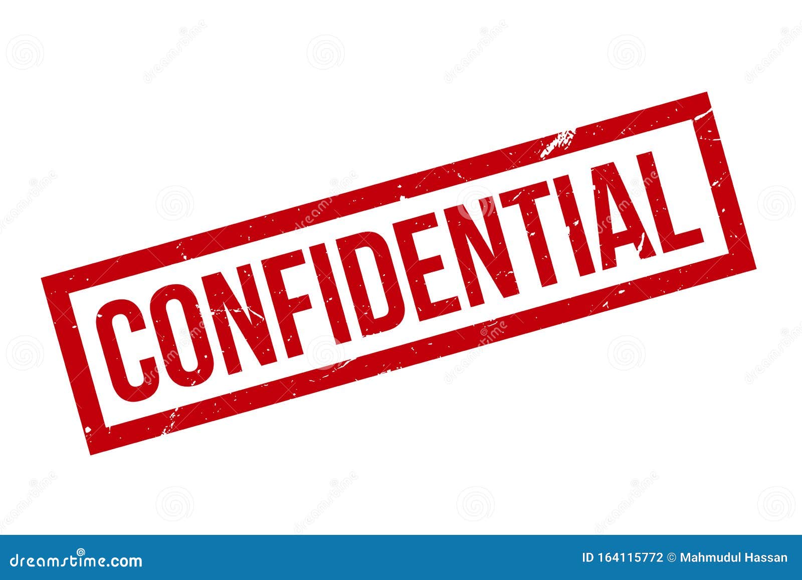 Confidential Rubber Grunge Stamp Seal â€“ Vector Stock Vector ...