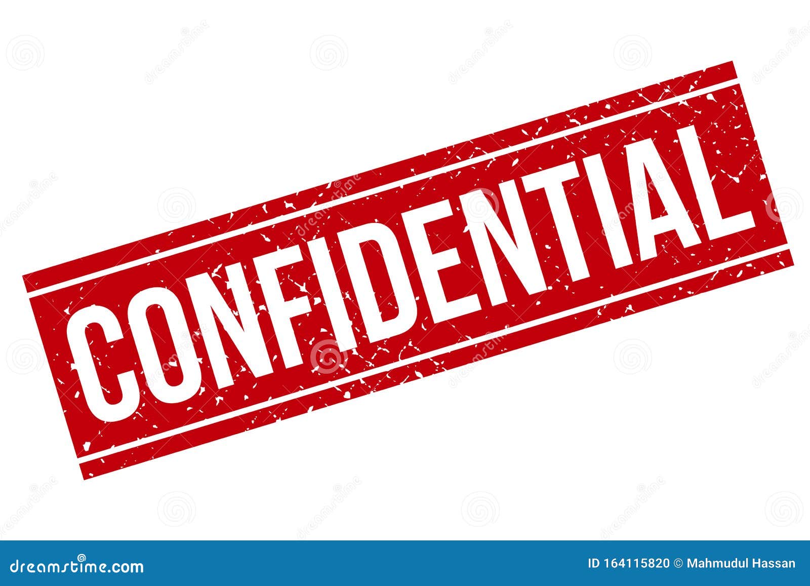 Confidential Rubber Grunge Stamp Seal Vector Illustration - Vector ...