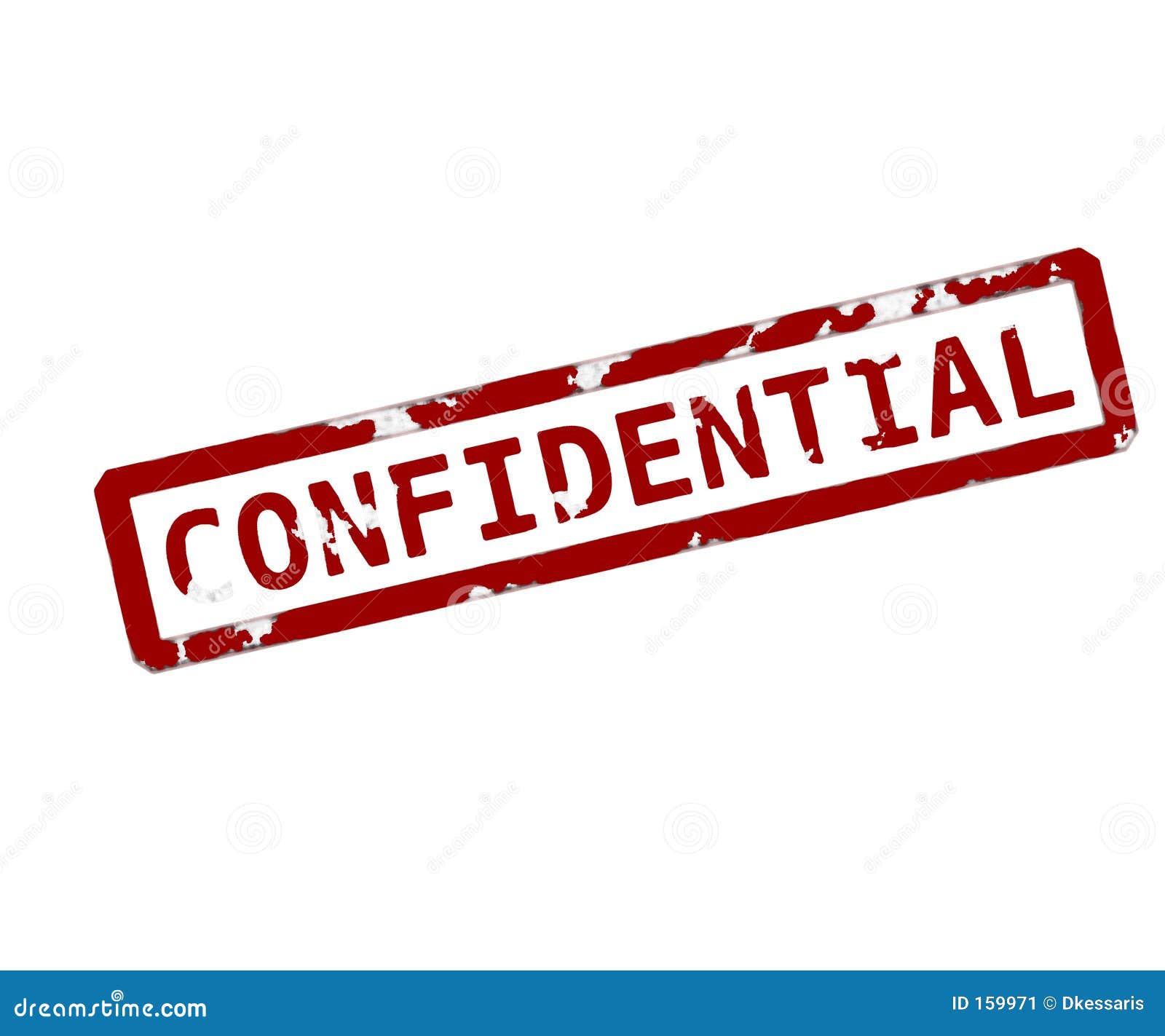 Confidential Rubber Ink Stamp Stock Illustration - Illustration of ...