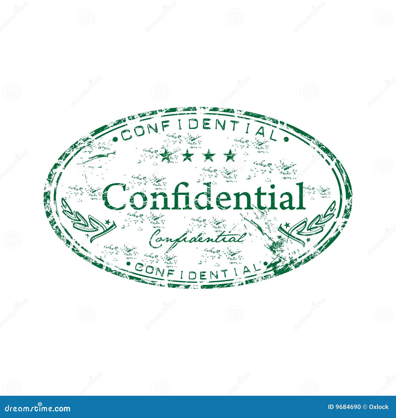Confidential rubber stamp stock vector. Illustration of label - 9684690