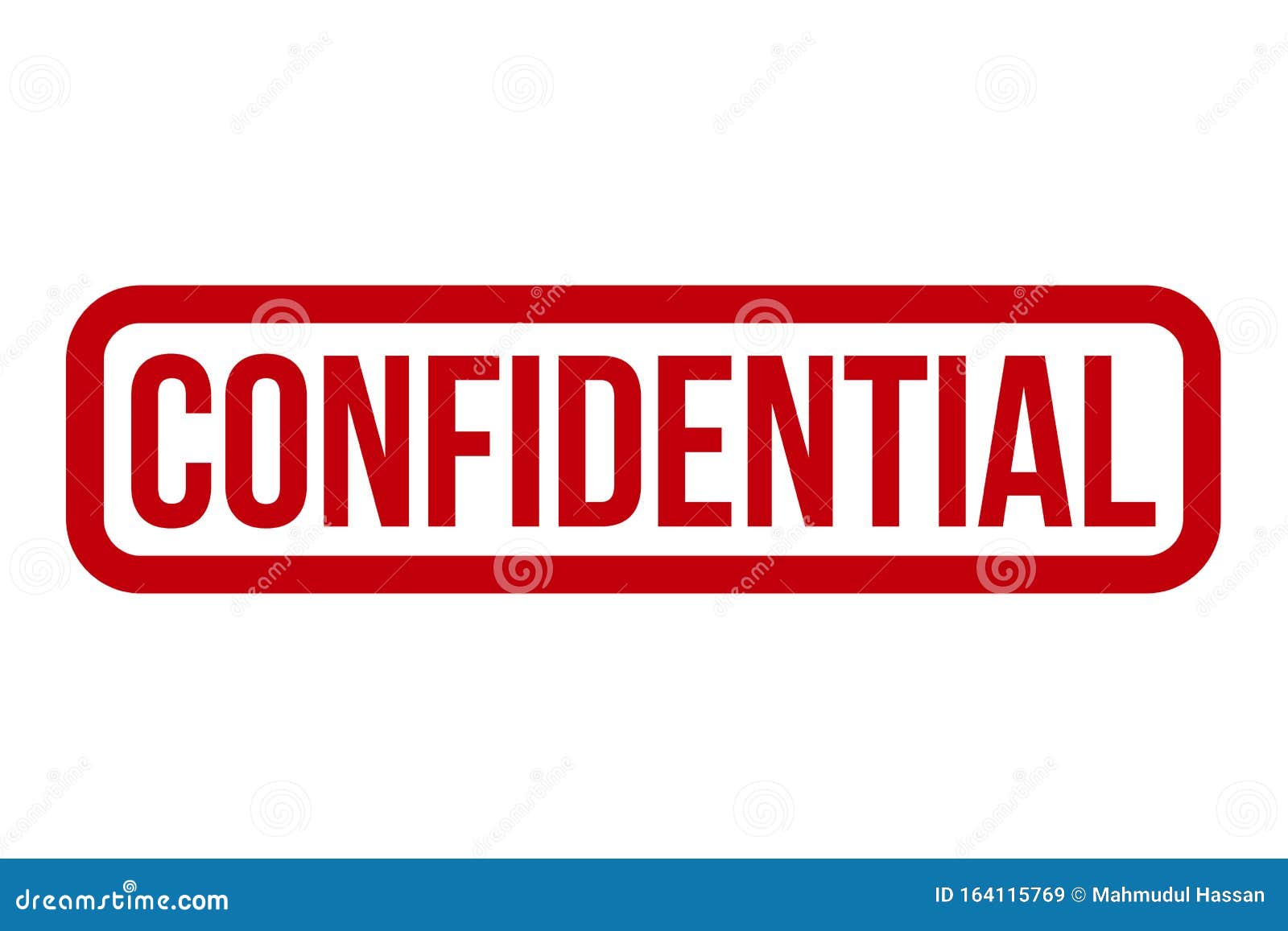 Confidential Rubber Stamp Vector Illustration Stock Vector ...