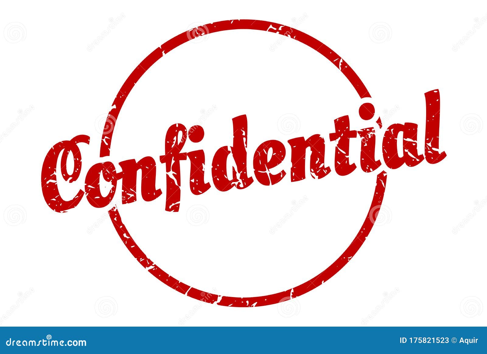 Confidential Sign. Confidential Round Vintage Stamp Stock Vector ...