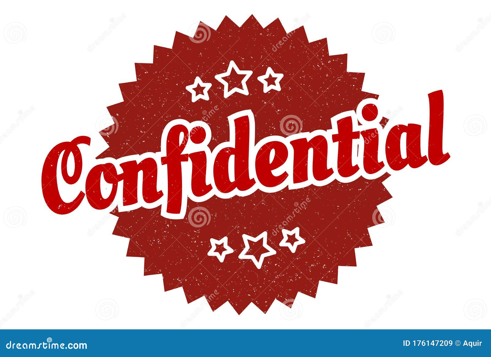 Confidential Sign. Confidential Vintage Retro Label Stock Vector ...