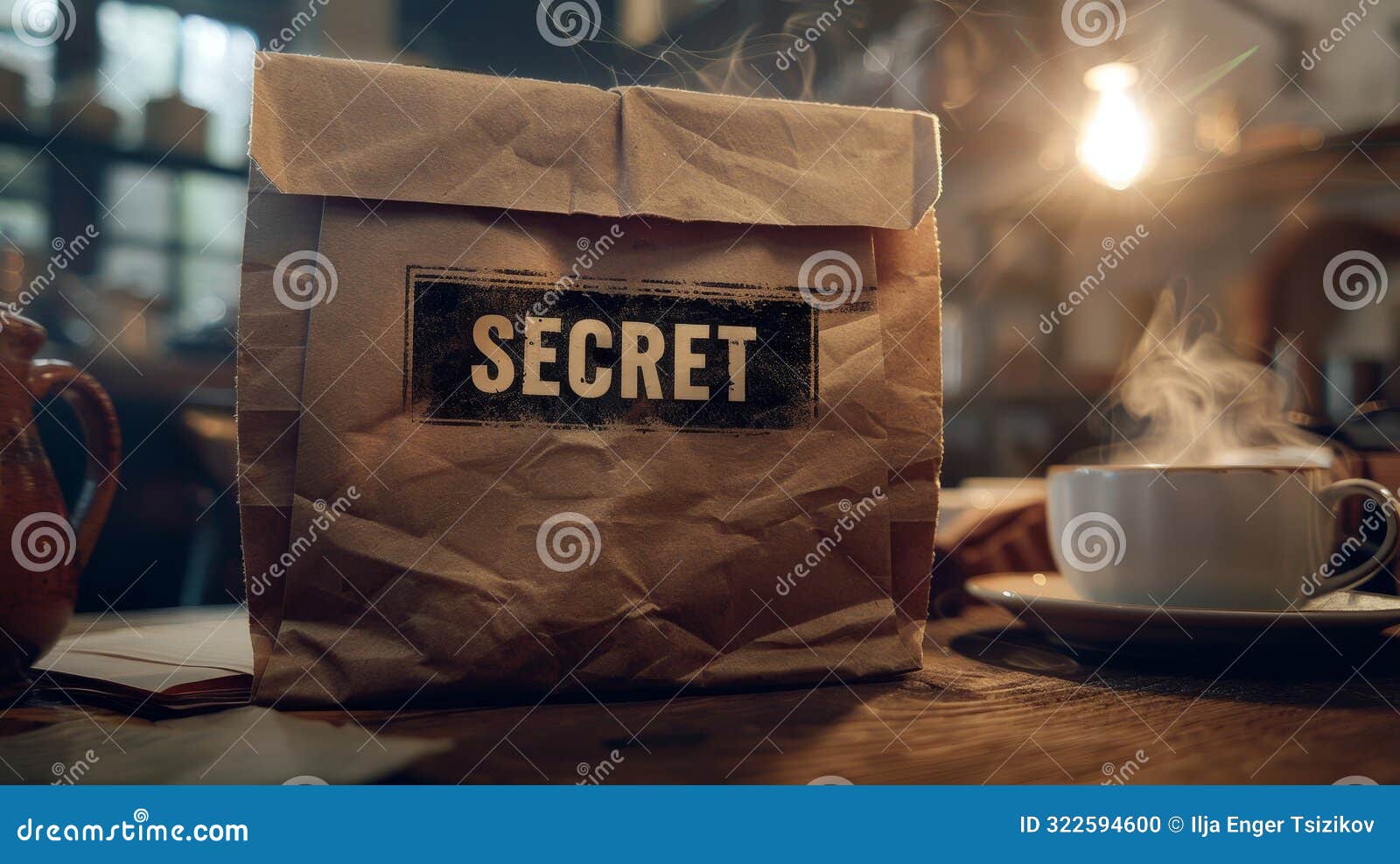 Confidential Small Envelope Labeled Secret Placed on a Table for ...