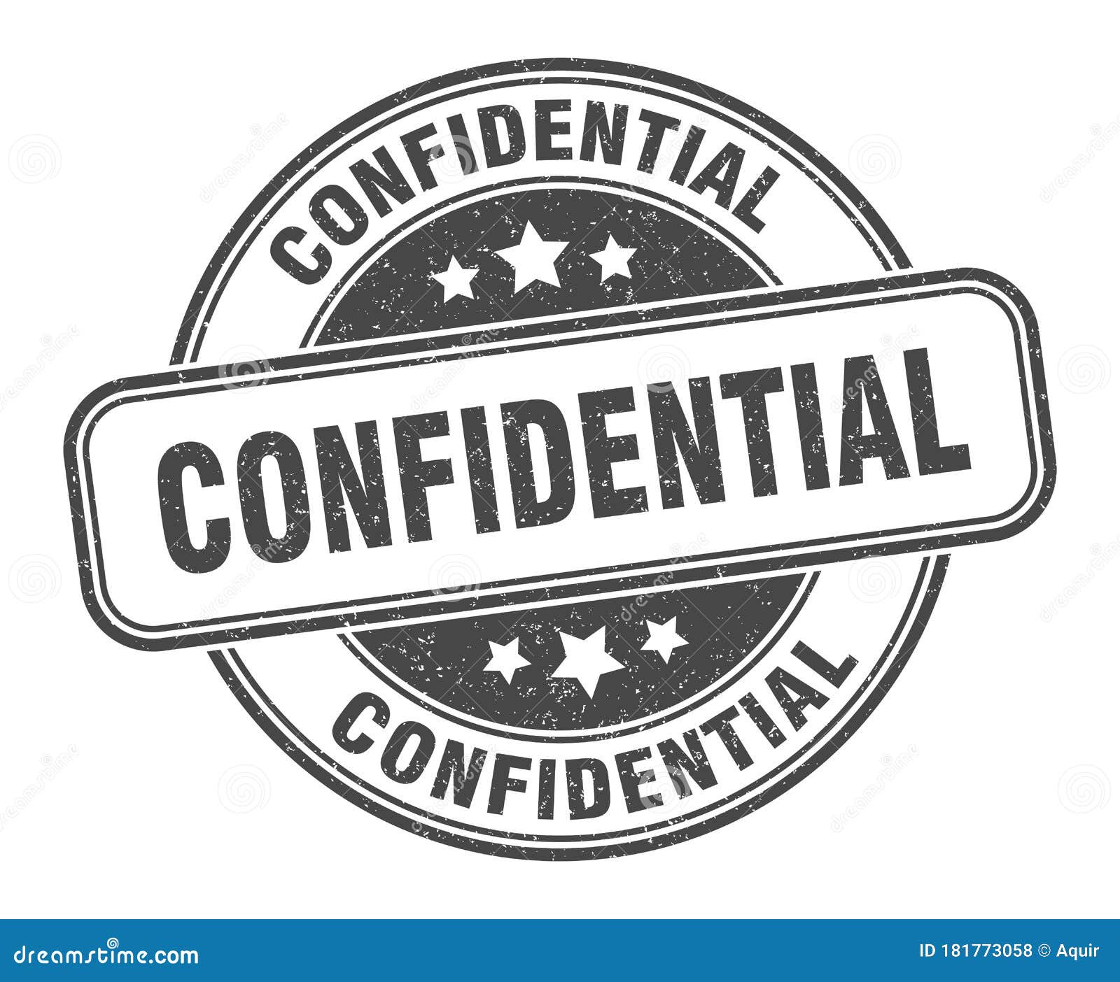 Confidential Stamp. Confidential Round Grunge Sign Stock Vector ...