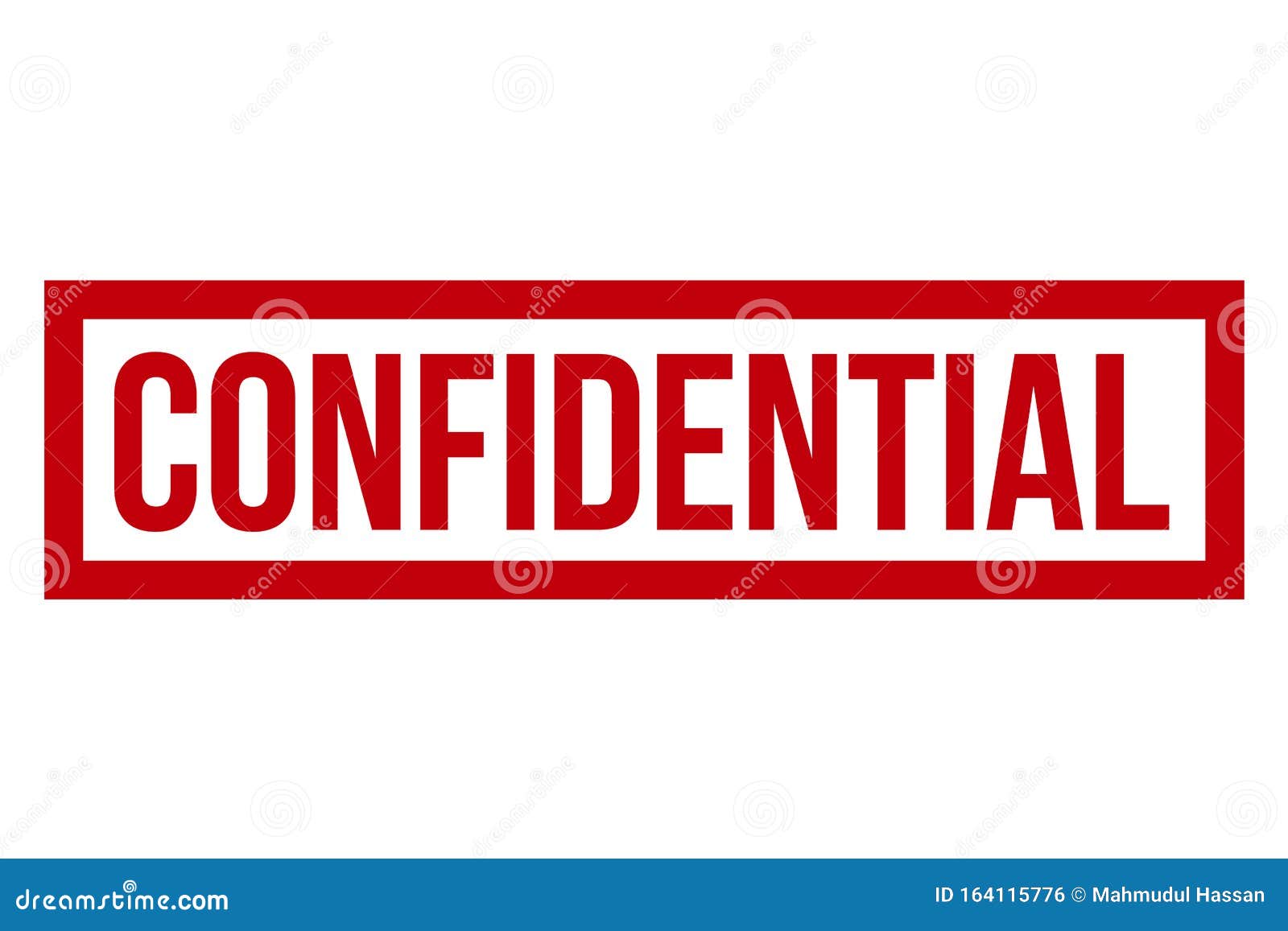 Confidential Stamp Seal Vector Illustration Stock Vector - Illustration ...