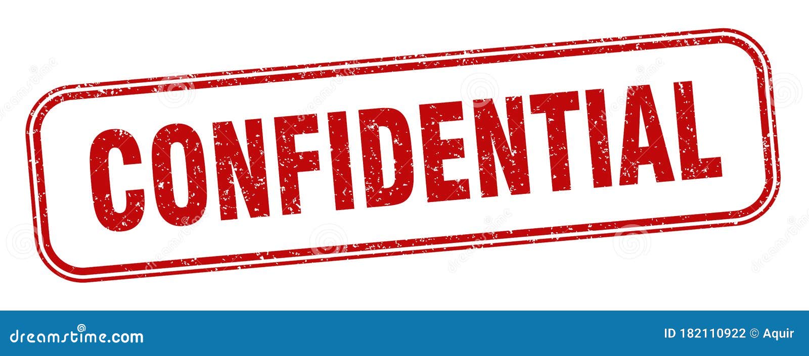 Confidential Stamp. Confidential Square Grunge Sign Stock Vector ...