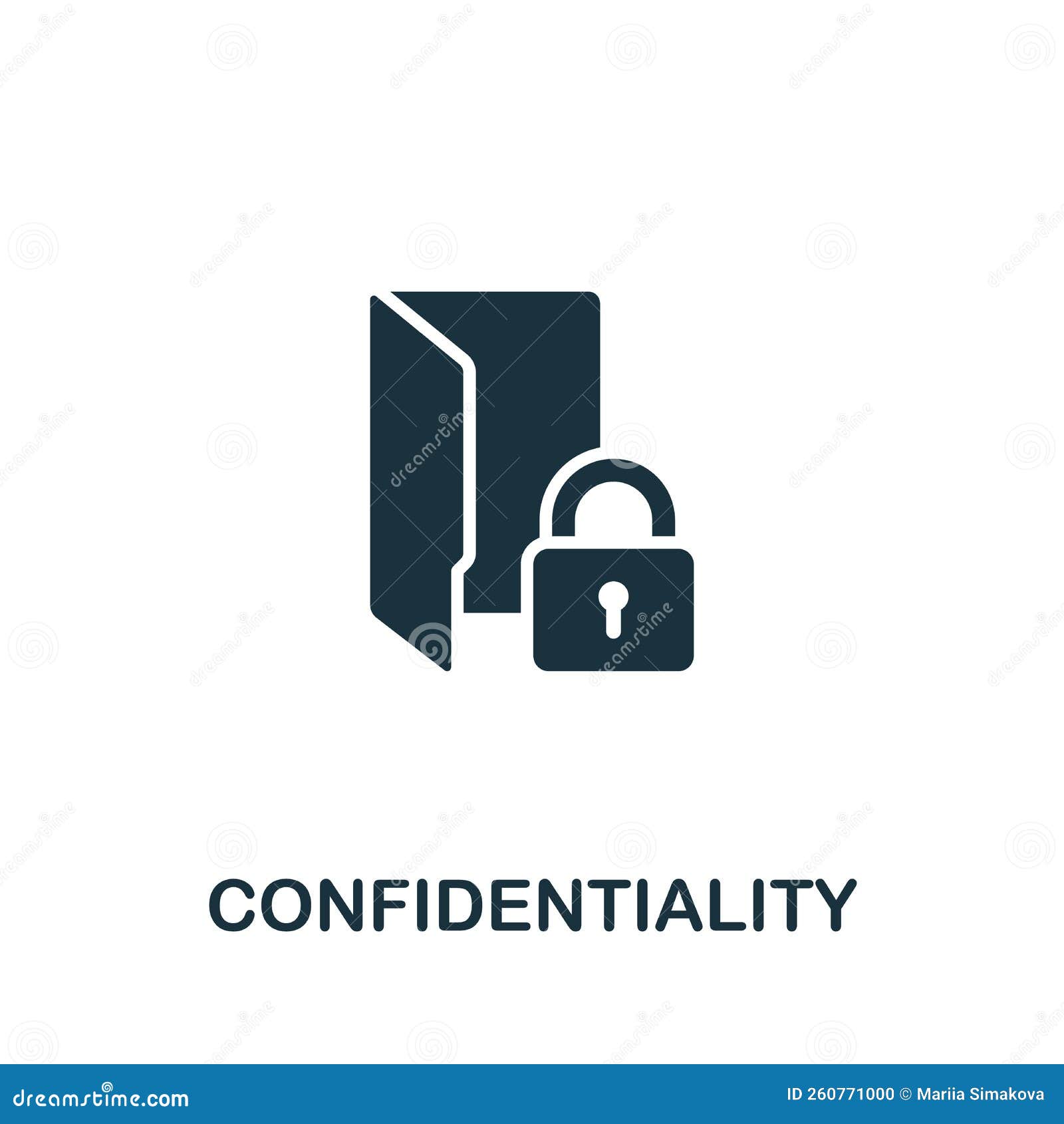 Confidentiality Icon. Monochrome Simple Business Intelligence Icon For ... Confidentiality Icon. Monochrome Simple Business Intelligence Icon For ...