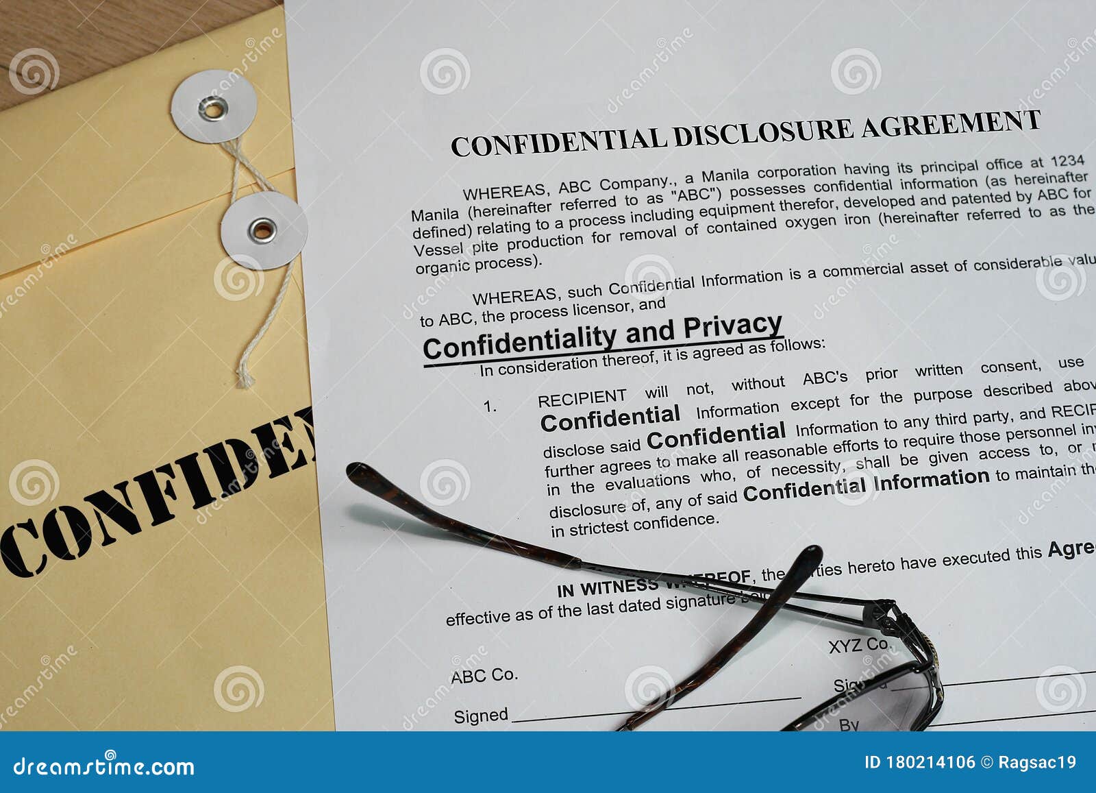 Confidentiality- Top Secret Privacy Information Stock Photo - Image of ...