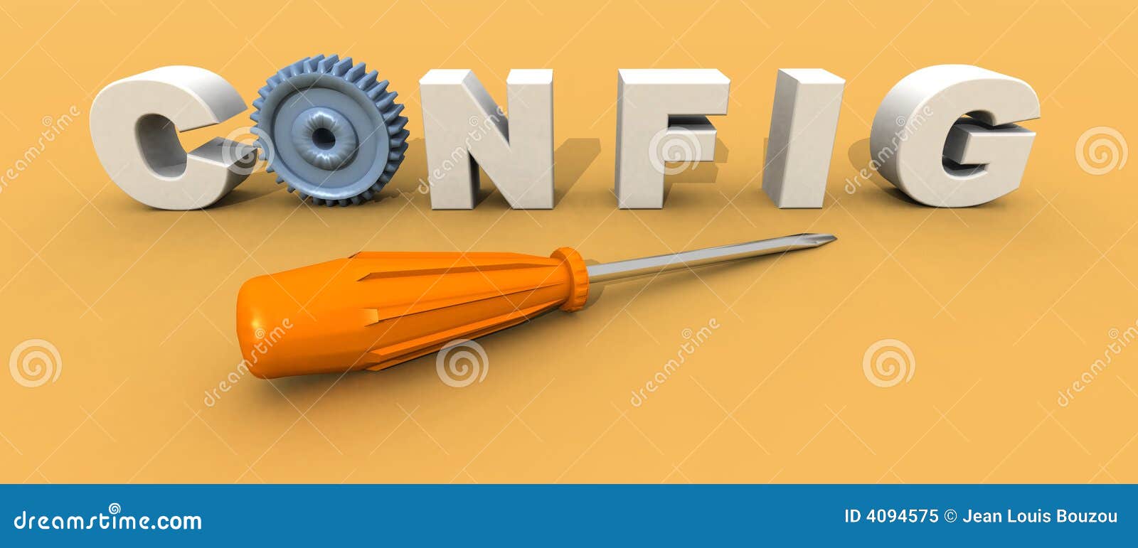 Config stock illustration. Illustration of background - 4094575