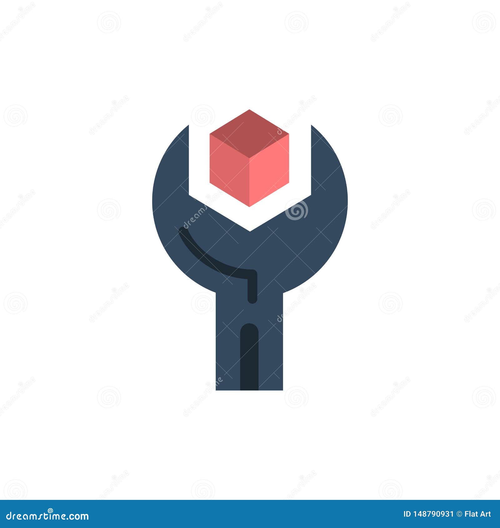 Config, Develop, Product, Sdk, Service Flat Color Icon. Vector Icon ...