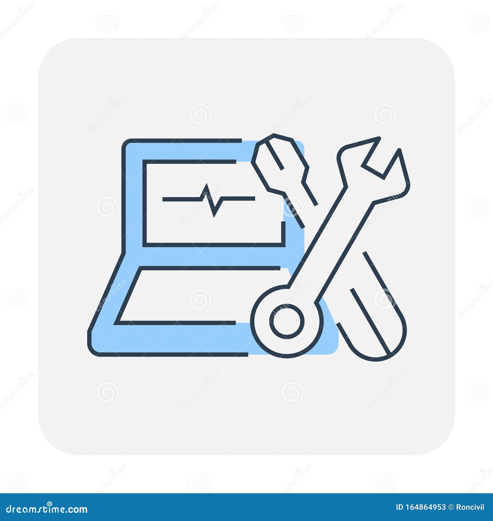 Config setting icon stock vector. Illustration of configuration - 164864953
