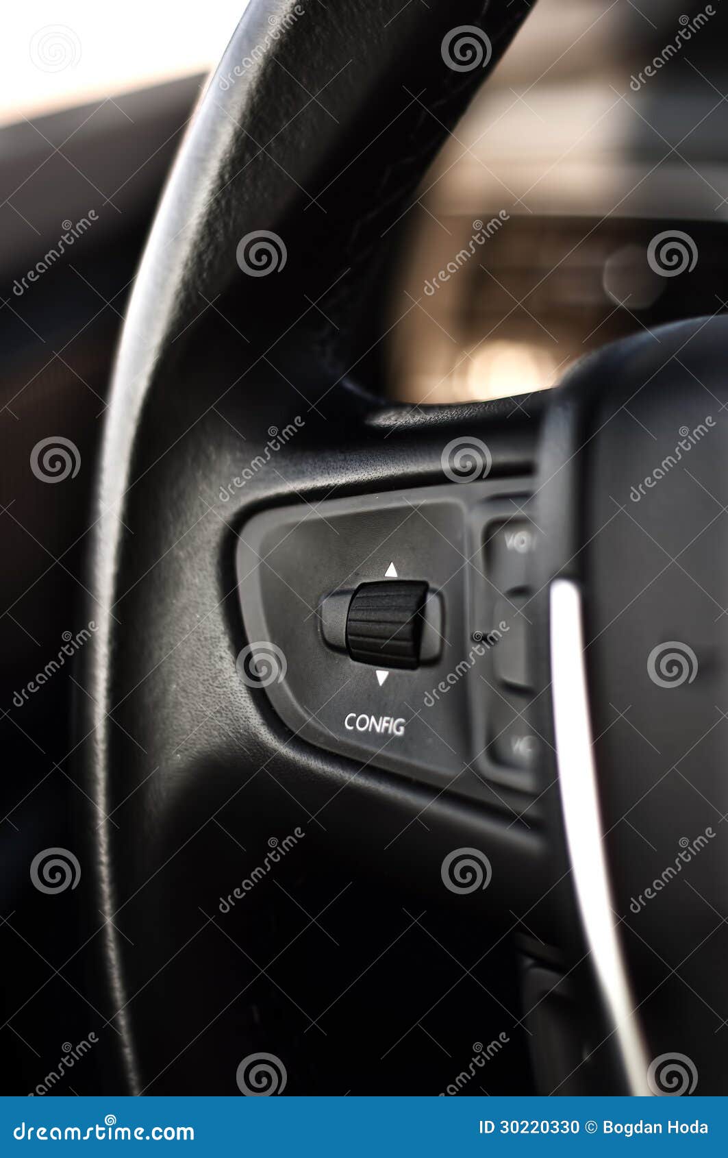 Configurable Buttons On Vehicle Steering Wheel Royalty-Free Stock Image ...