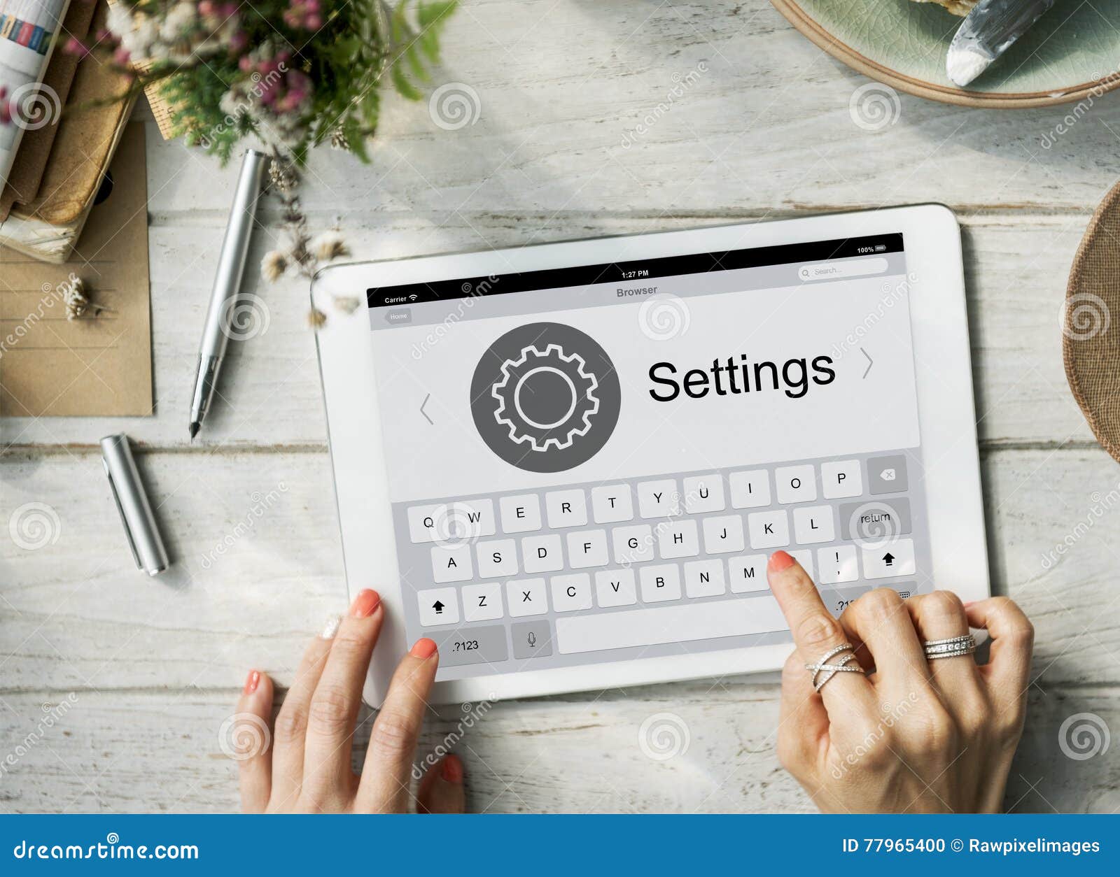 Configuration Fix Repair Settings Graphic Concept Stock Photo - Image ...