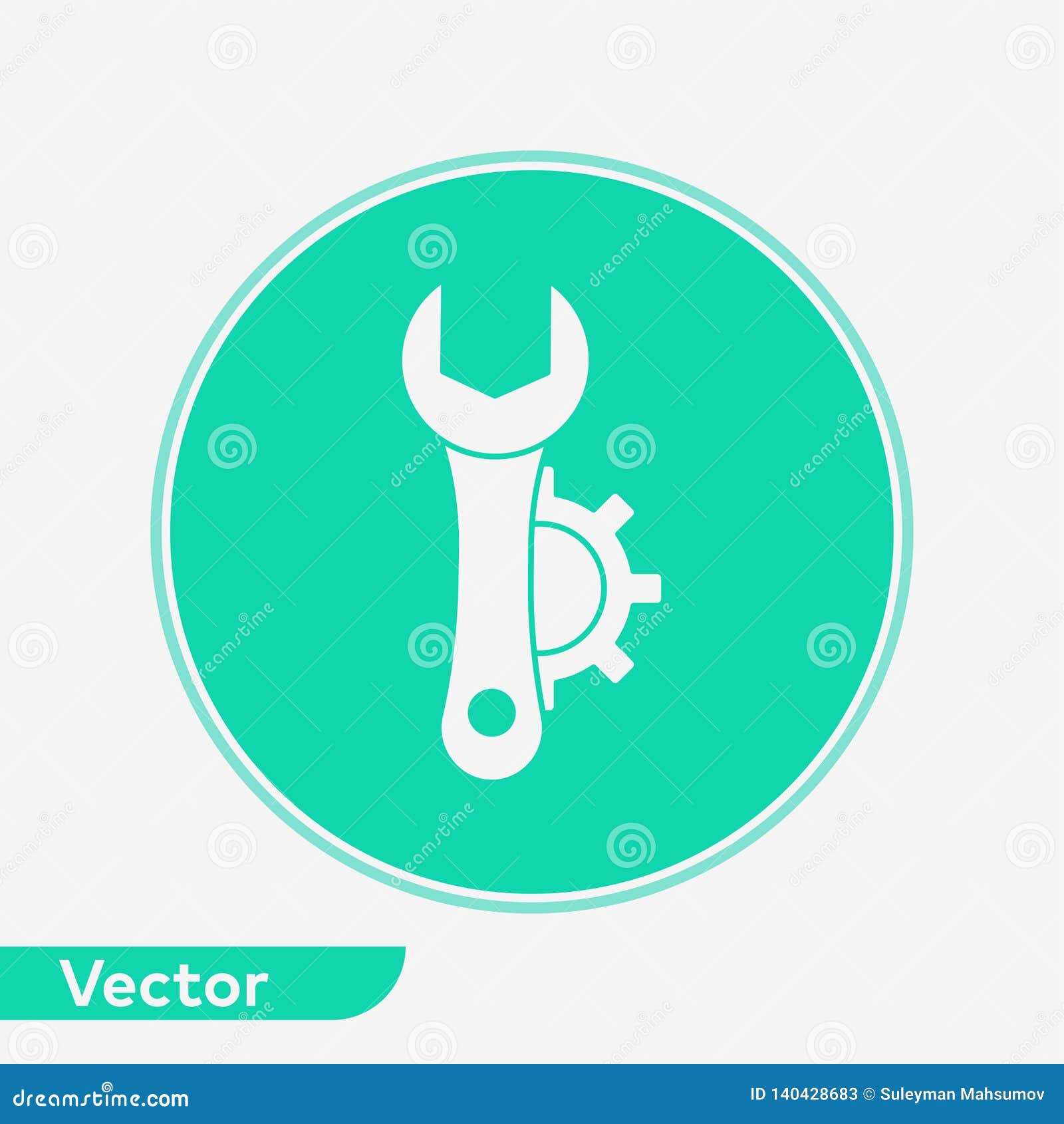 Configuration Vector Icon Sign Symbol Stock Vector - Illustration of ...