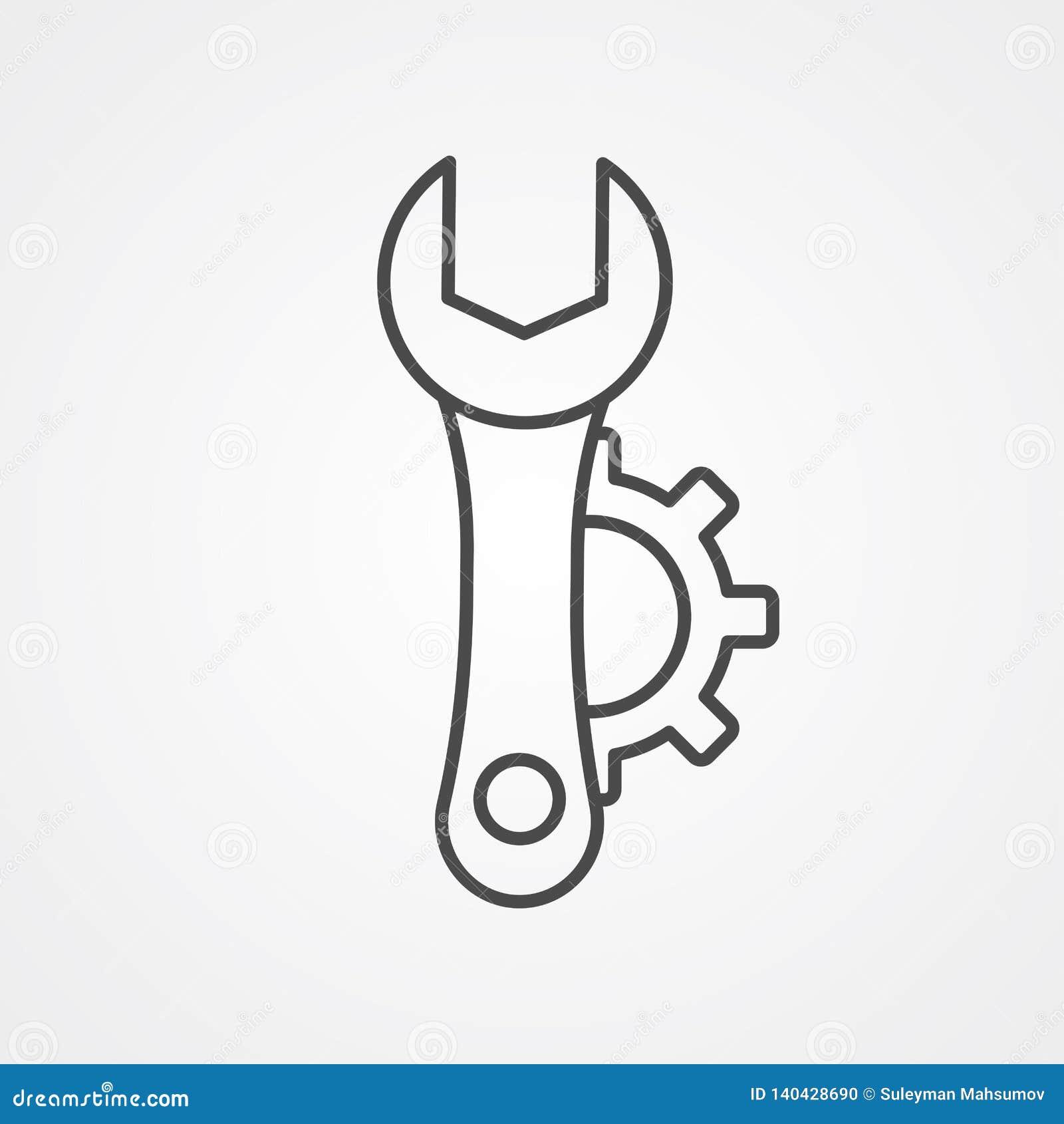 Configuration Vector Icon Sign Symbol Stock Vector - Illustration of ...