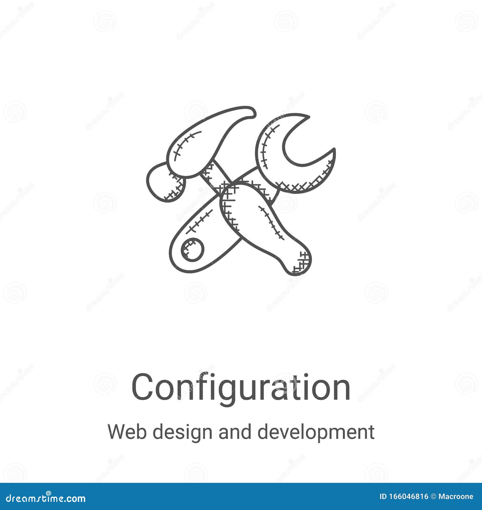 Configuration Icon Vector from Web Design and Development Collection ...