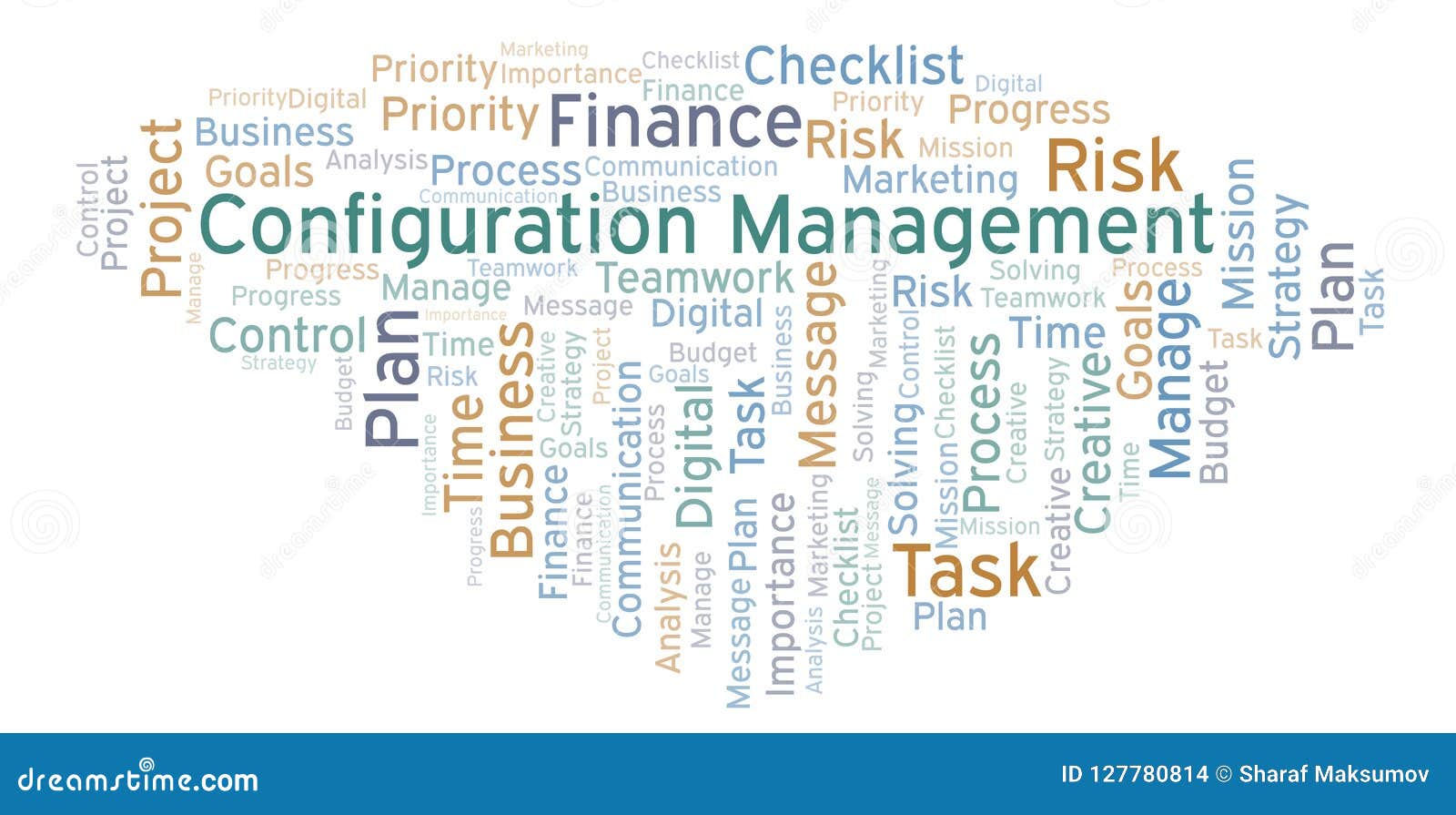 Configuration Management Process Concept Banner With Icons Cartoon ... Configuration Management Process Concept Banner With Icons Cartoon ...