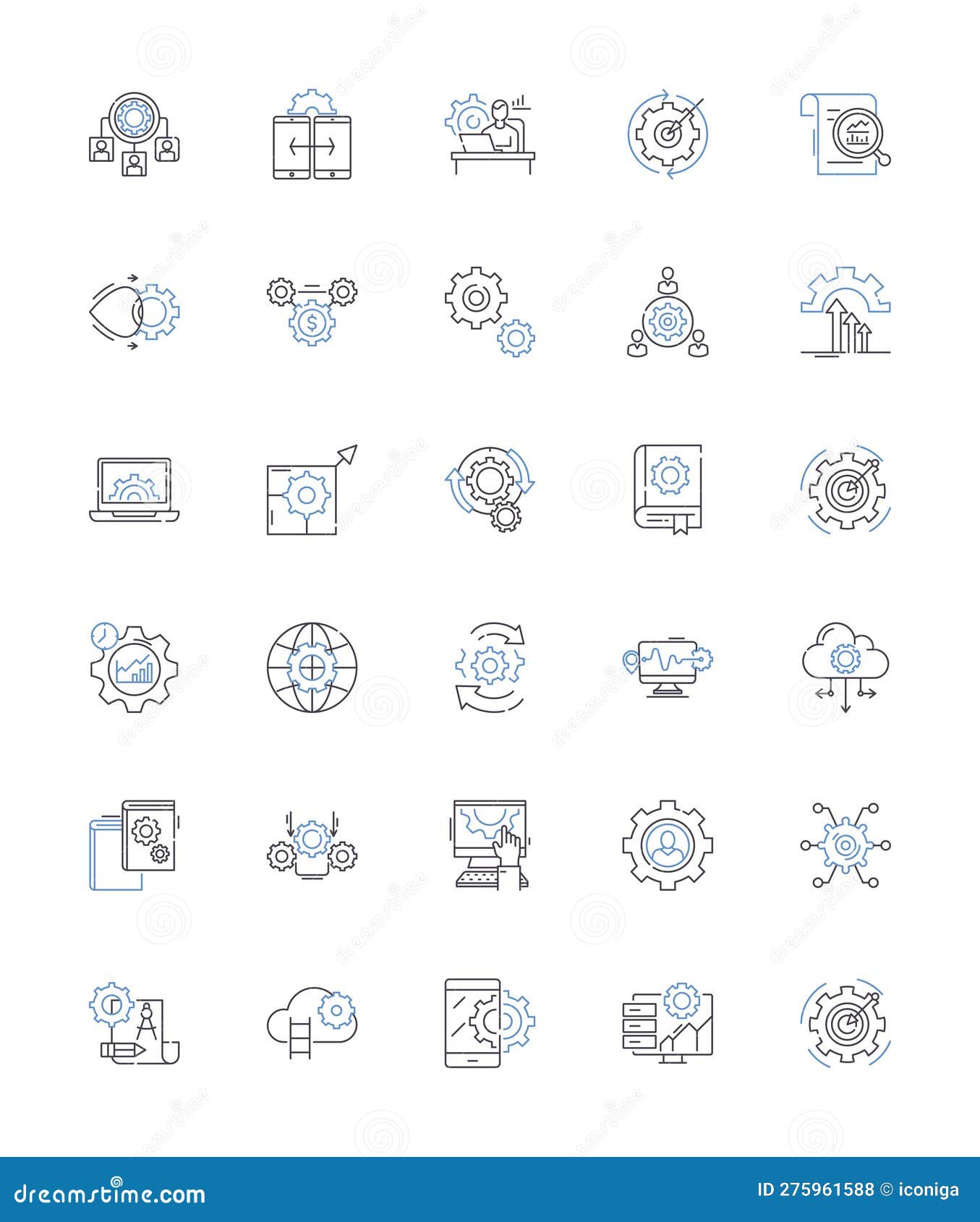 System And Structure Line Icons Collection. Architecture, Framework ... System And Structure Line Icons Collection. Architecture, Framework ...