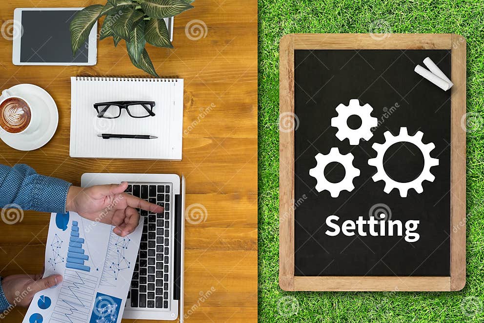 Configuration Setup Tools Setup and Wheel Mechanism Setting Con Stock ...
