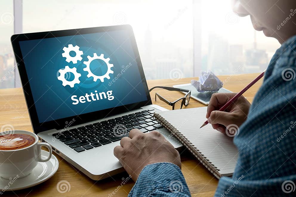 Configuration Setup Tools Setup and Wheel Mechanism Setting Con Stock ...