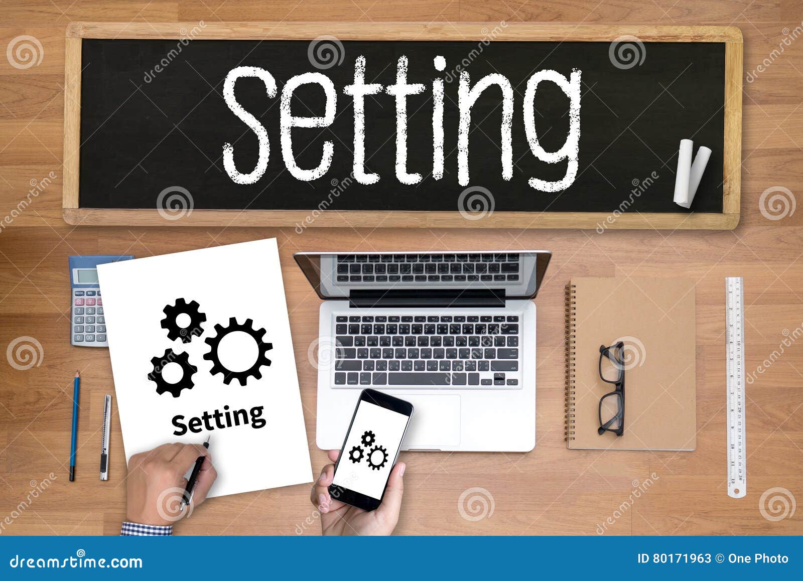 Configuration Setup Tools Setup and Wheel Mechanism Setting Con Stock ...