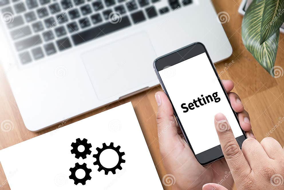 Configuration Setup Tools Setup and Wheel Mechanism Setting Con Stock ...