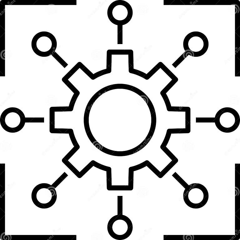 Configuration System Icon. Computing Infrastructure Icon. Mechanical ...