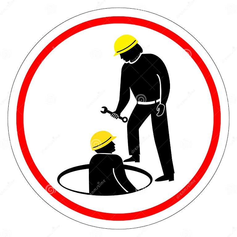 Confined Space Restricted Area Symbol Sign, Vector Illustration ... Confined Space Restricted Area Symbol Sign, Vector Illustration ...