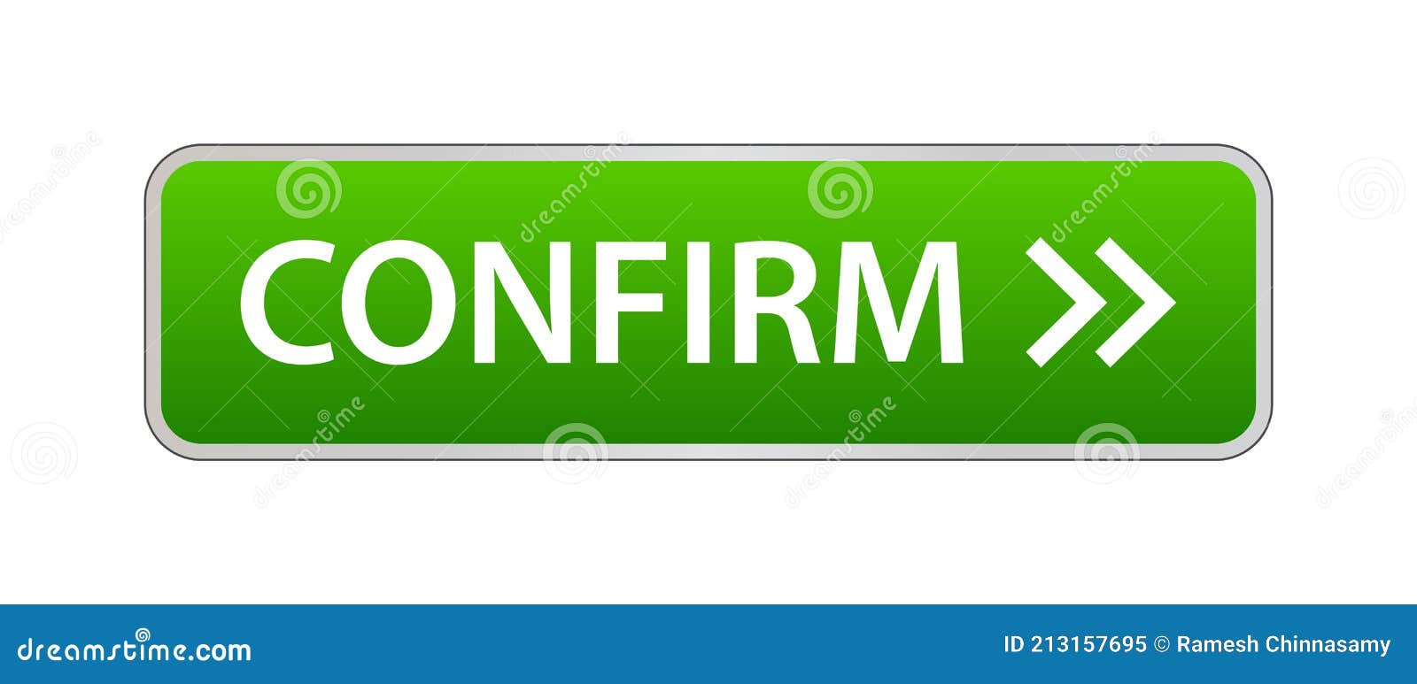 Confirm Button Cartoon Vector | CartoonDealer.com #213157695