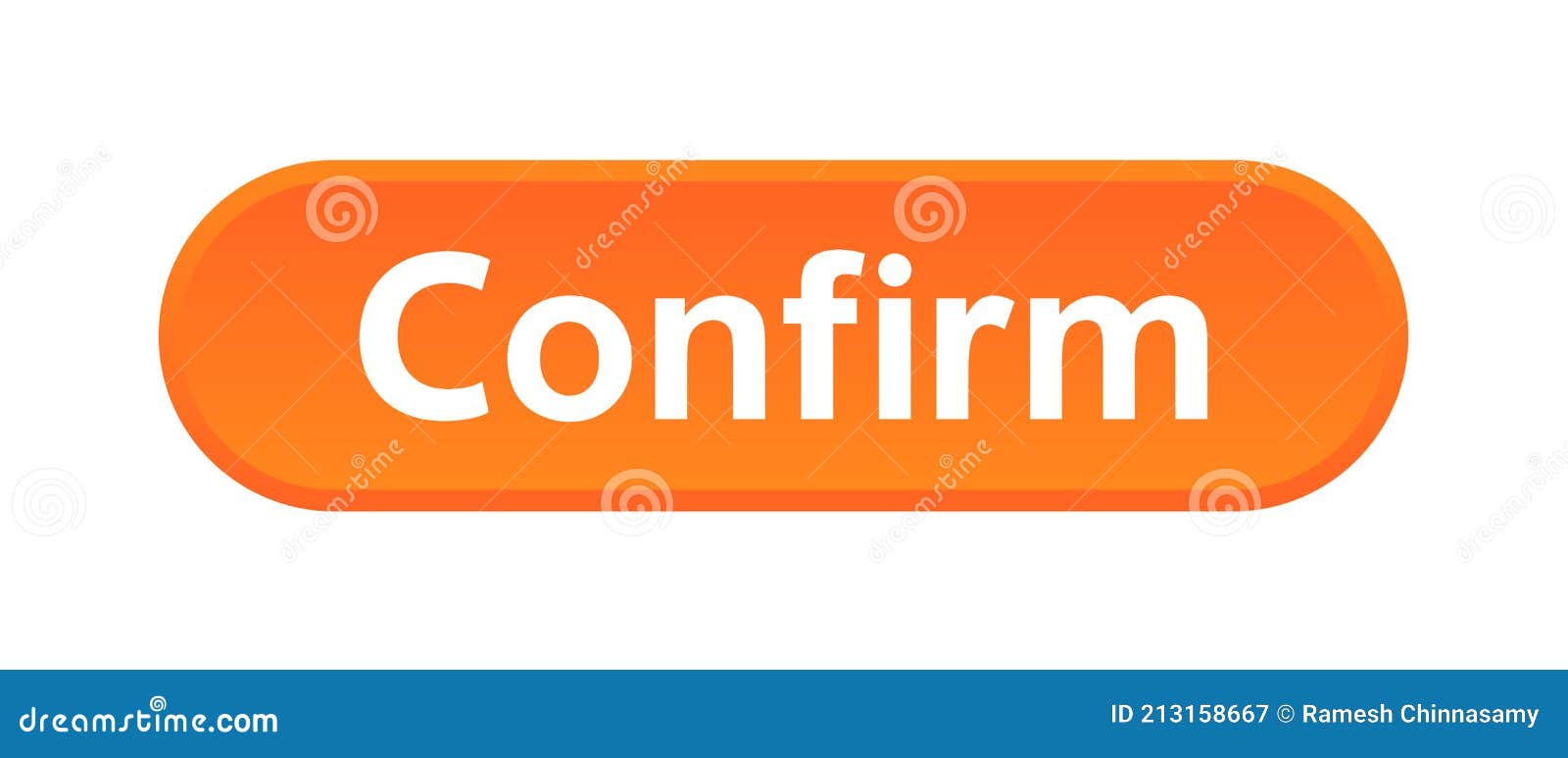 Confirm Button Cartoon Vector | CartoonDealer.com #213158667