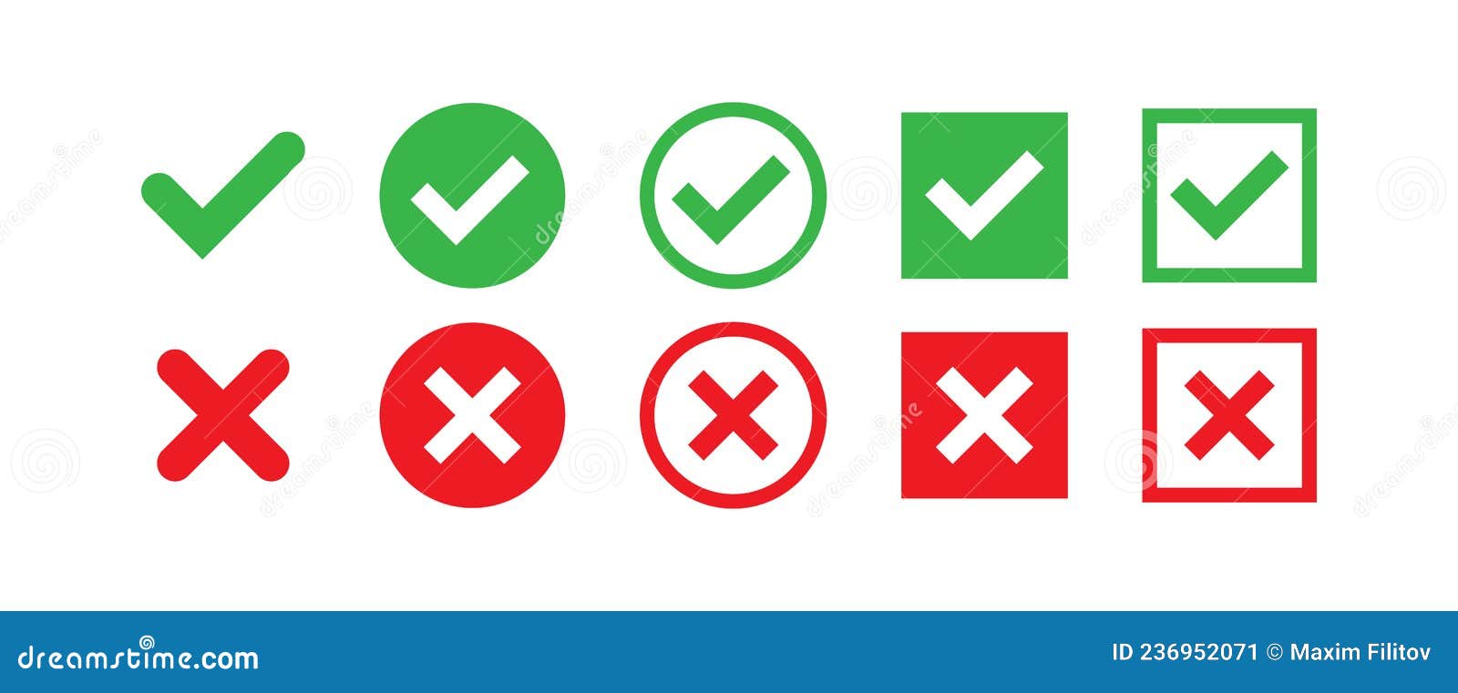 Red Deny Mark On Green Background Royalty-Free Stock Photography ...