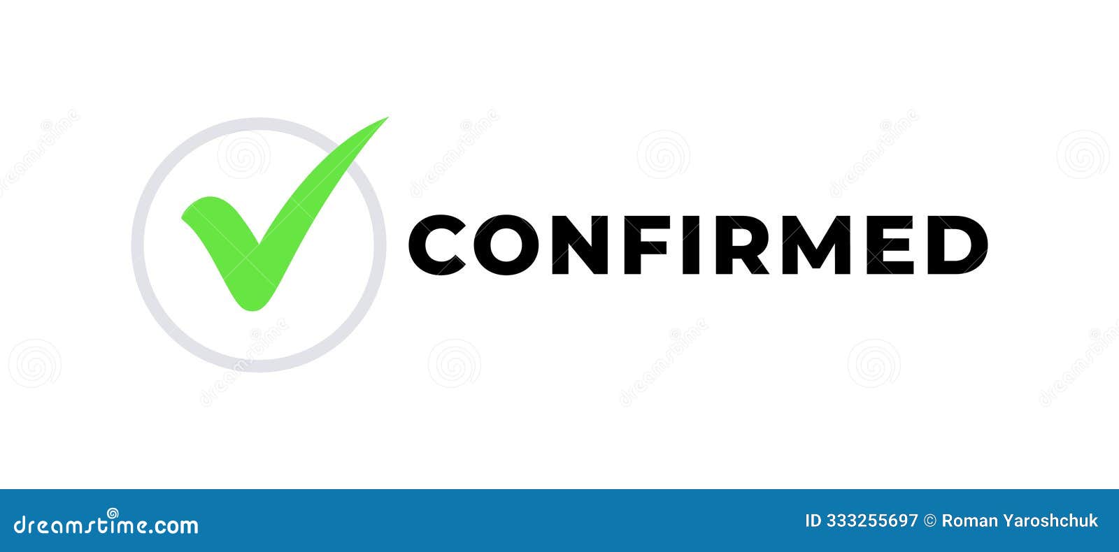 Confirm Icon. Confirmed Sign Stock Vector - Illustration of checkmark ...