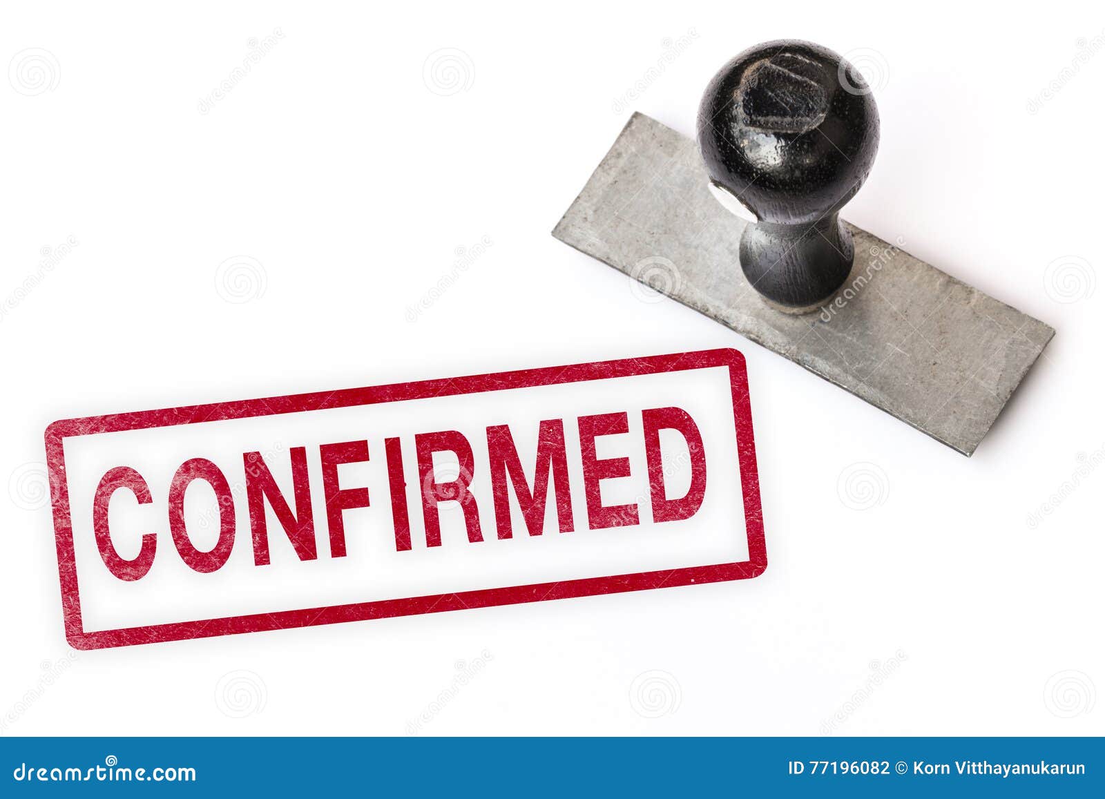 Confirm Text Sign Label Stamp Stock Photo - Image of label, space: 77196082