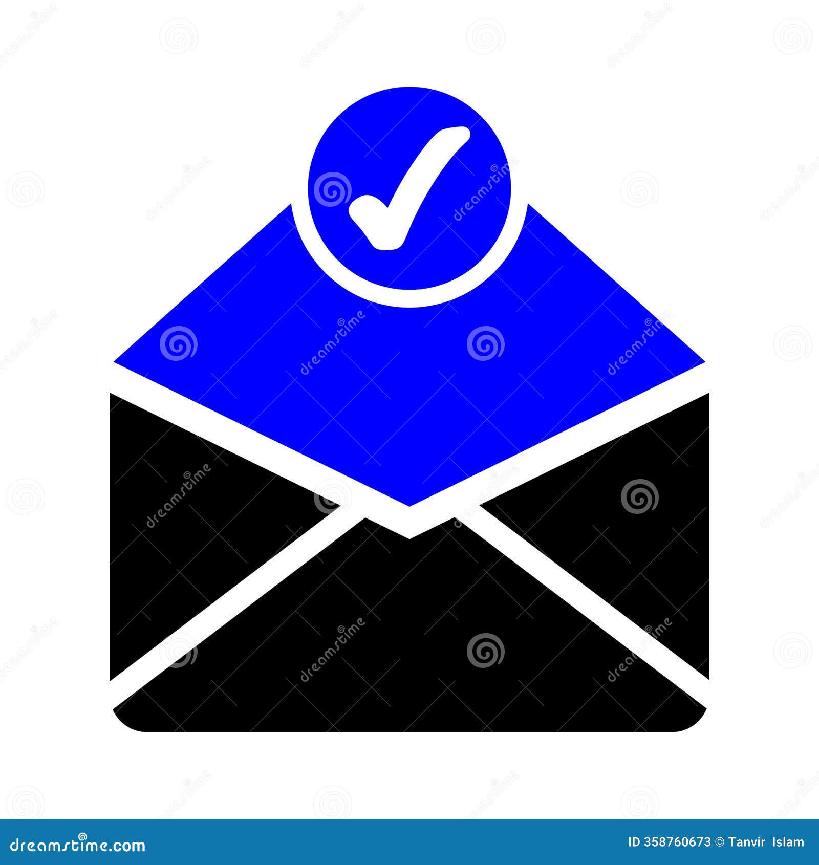Confirmation Email Icon stock illustration. Illustration of graphic ...