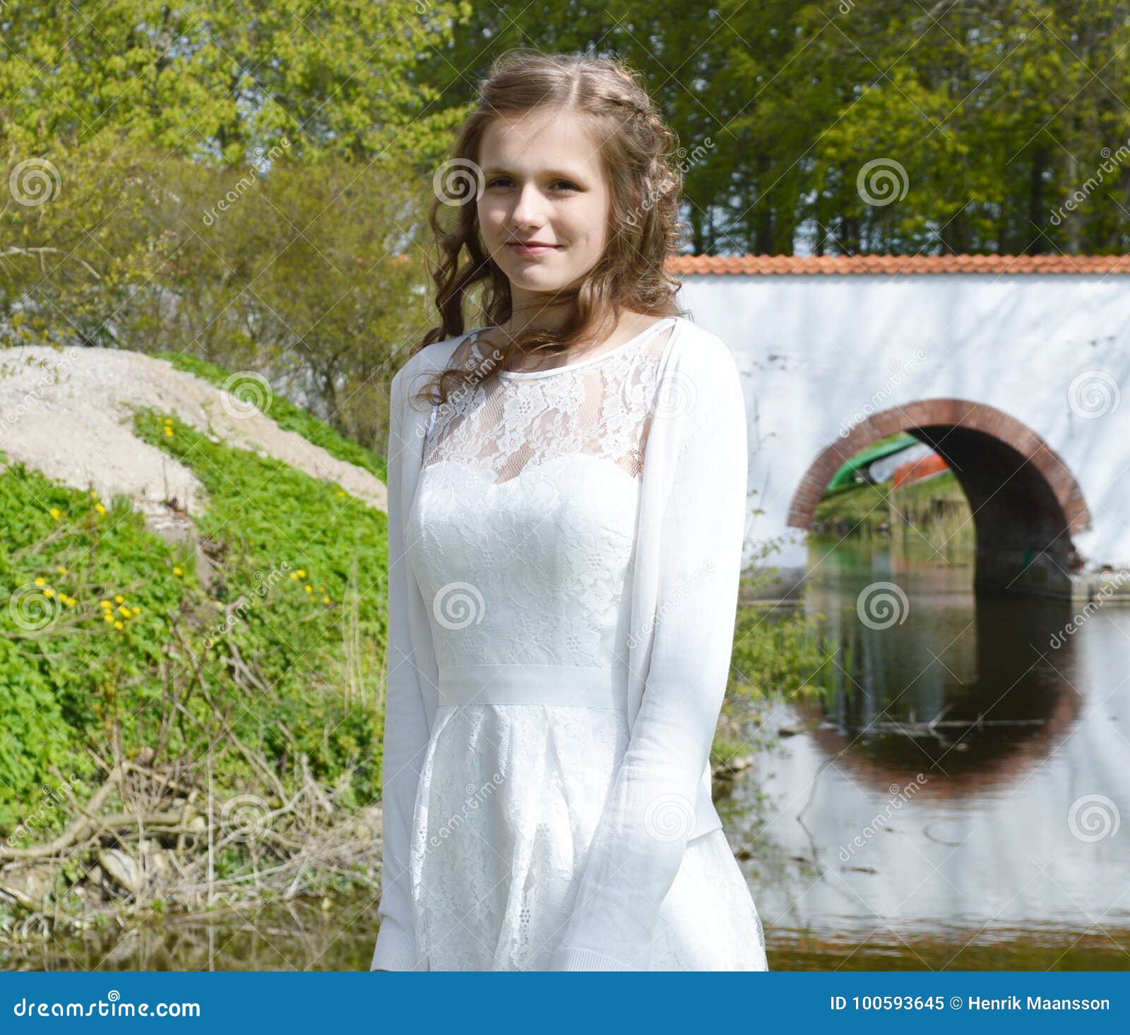 Confirmation stock image. Image of beautiful, dress - 100593645