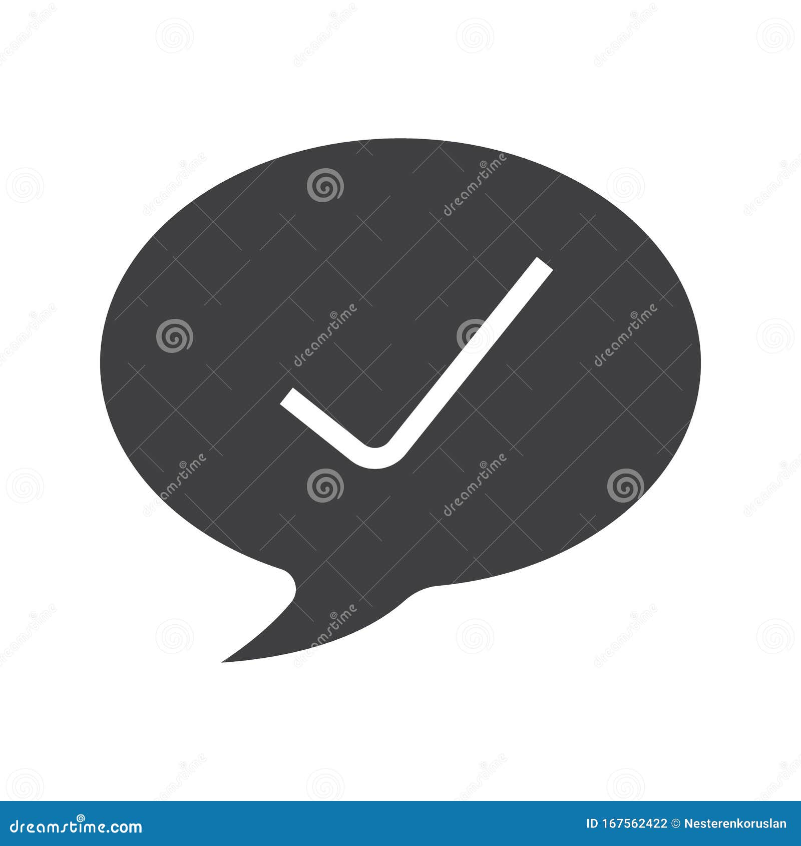 Confirmation glyph icon stock vector. Illustration of confirmation ...