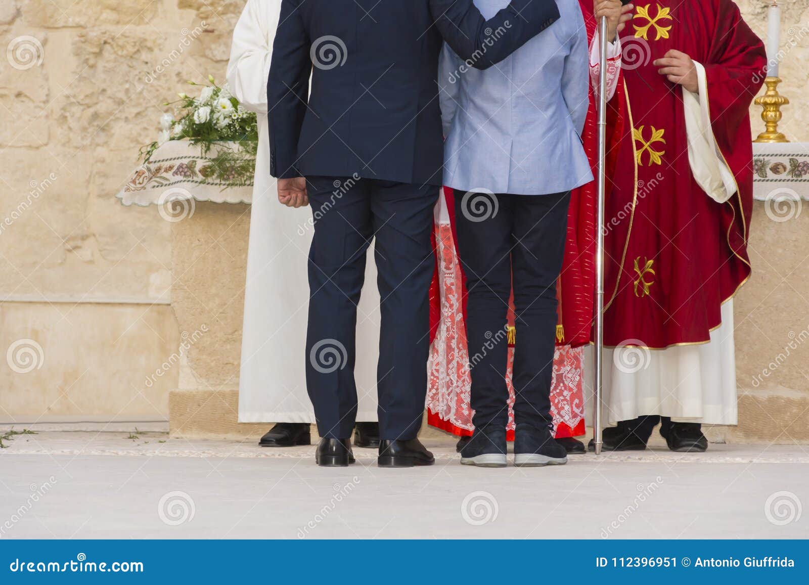 Confirmation Sponsor, Catholic Faith Stock Image - Image of priest ...