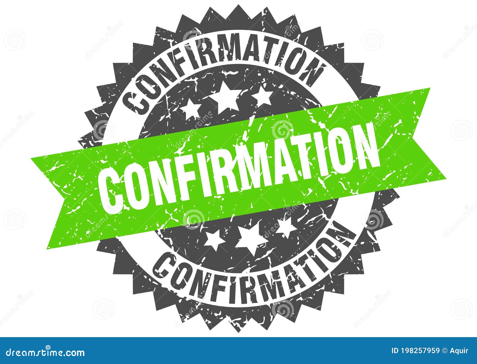 Confirmation Stamp. Confirmation Grunge Round Sign Stock Vector ...