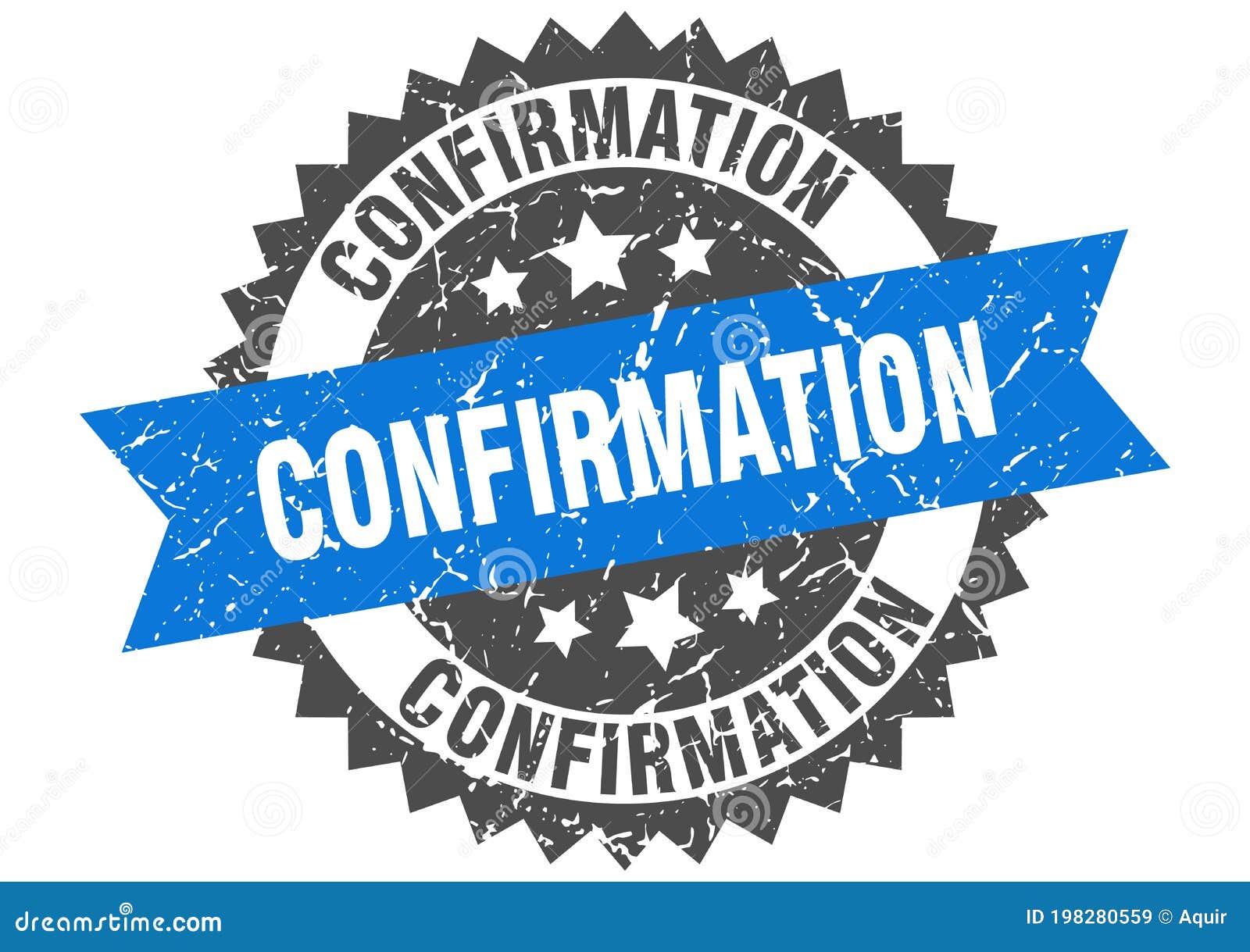 CONFIRMATION Stamp Stock Photography | CartoonDealer.com #88411448